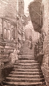 The Streets of Newcastle – Castle Garth Stairs – northeastlore